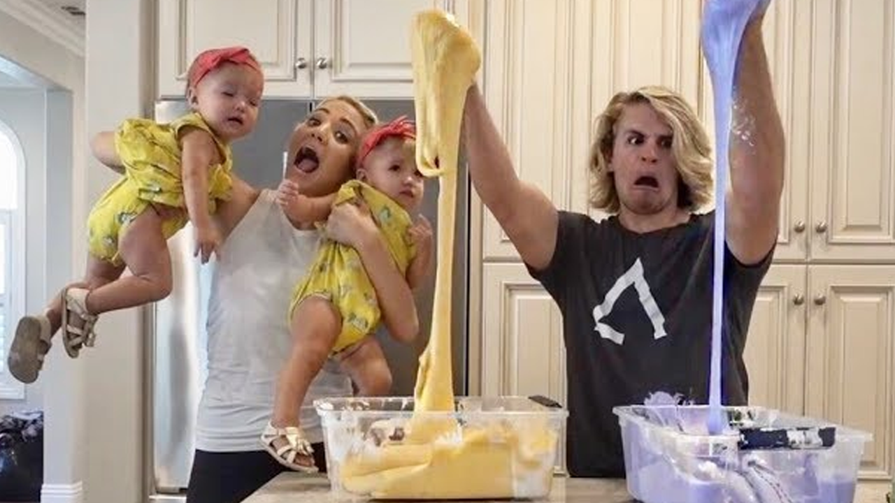 Fluffy slime experiment with twins goes wrong