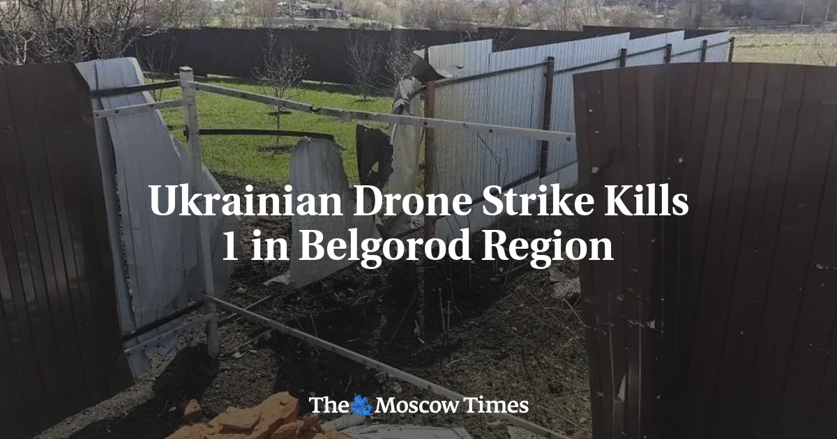 Ukrainian drone strike kills 1 in Belgorod region
