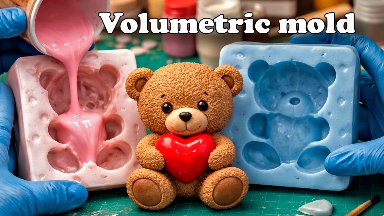 How to make a DIY volumetric silicone mold?