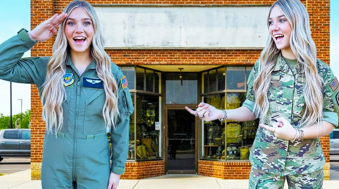 Taking them to a military surplus store for the first time