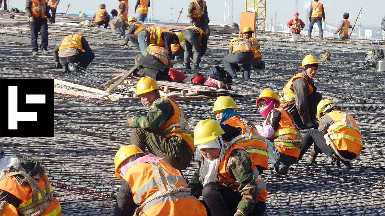 Learn how efficient Chinese workers built a railroad in just nine hours