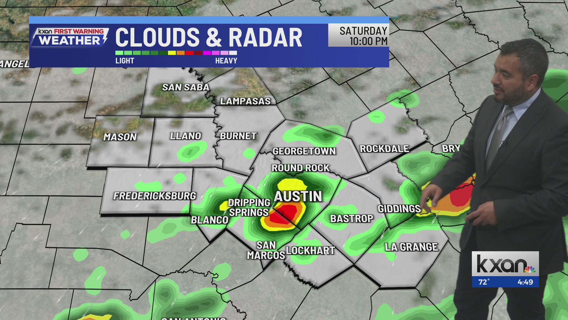 Tonight marks the return of showers and storms | KXAN weather update ...