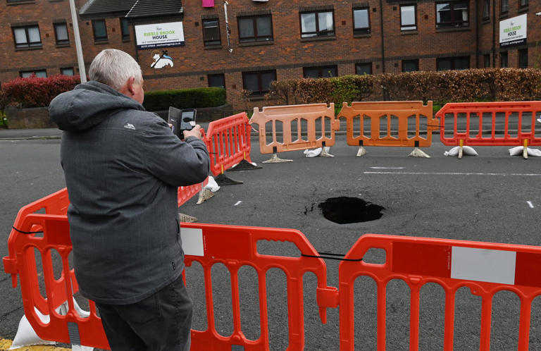 9 images that show extent of sinkhole that cordoned off Moor Lane in ...