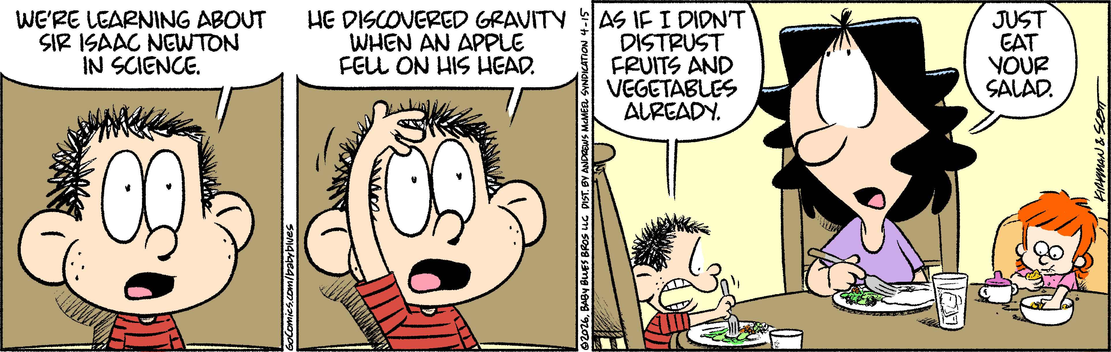 Baby Blues by Rick Kirkman and Jerry Scott