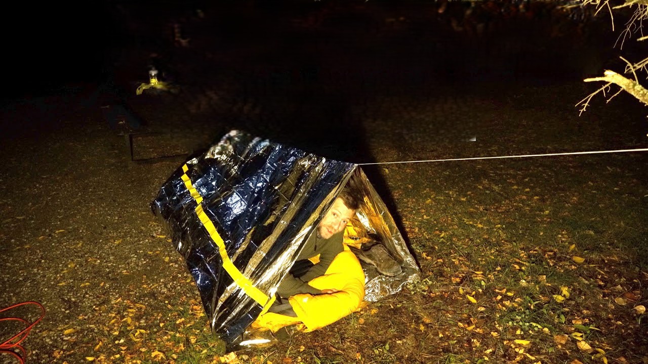 “This was a terrible idea” - survival tent test in real storm