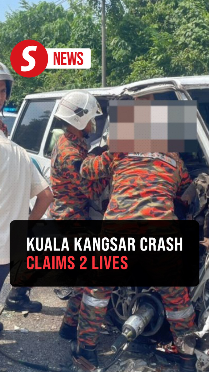 Two killed, two hurt in car-van crash in Kuala Kangsar