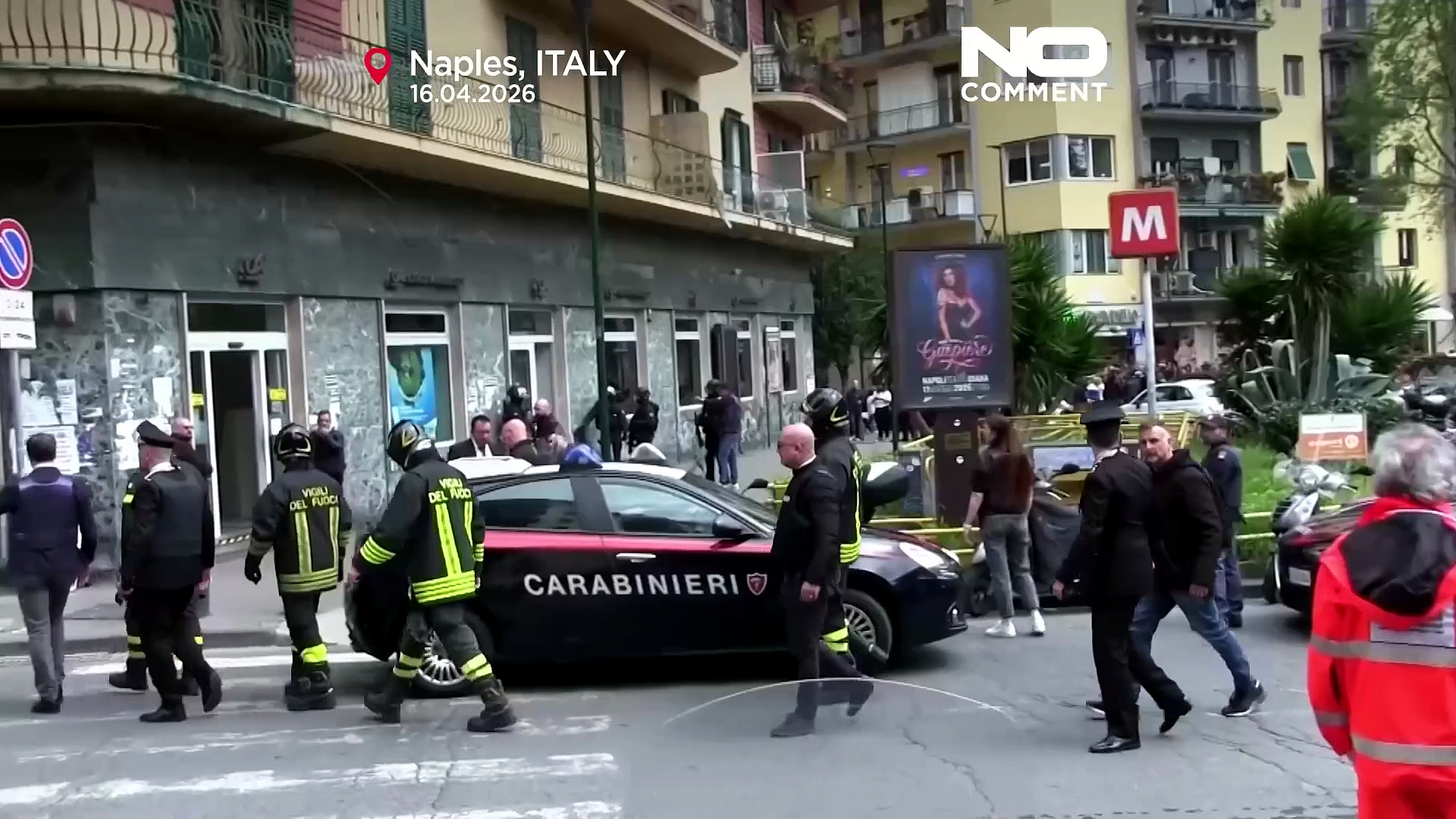 Italy: 25 hostages freed as Naples bank gang vanishes underground