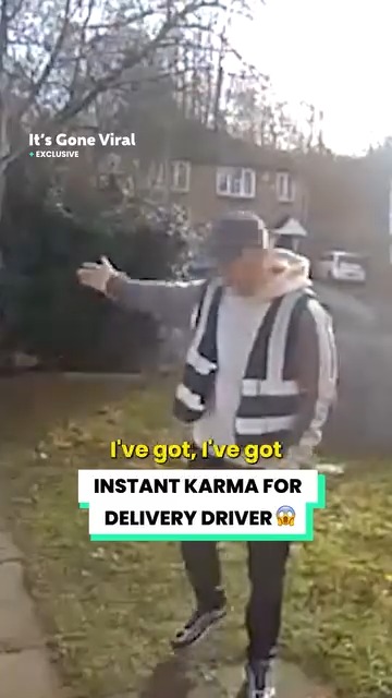 Delivery driver ruined my expensive present