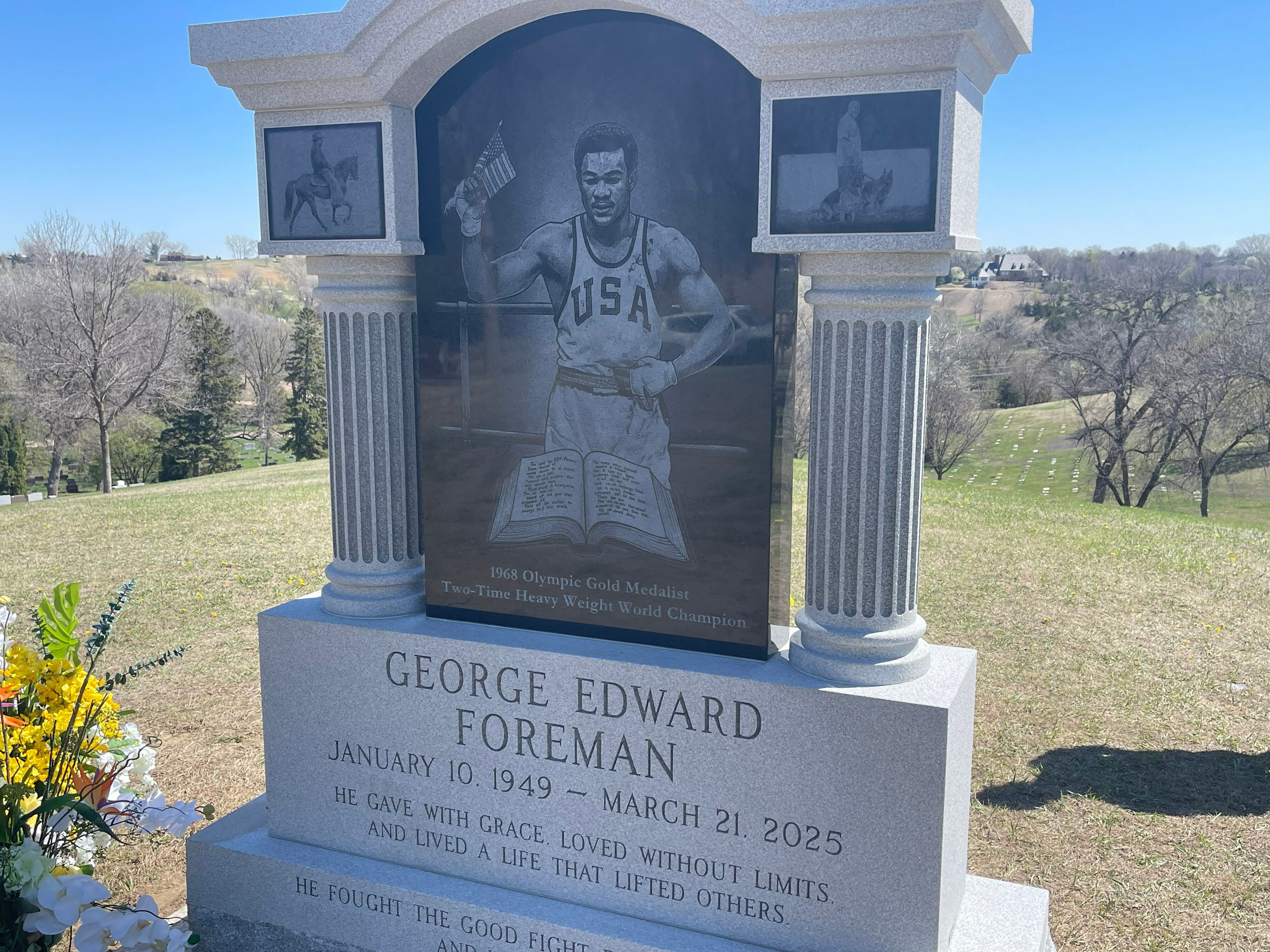 George Foreman was laid to rest in northwest Iowa in 2025, fulfilling a ...