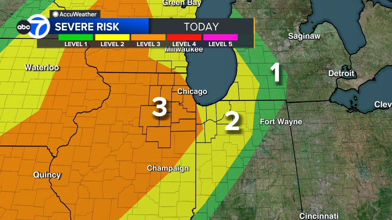 Chicago weather: Tornado watch for most of area, severe storms possible