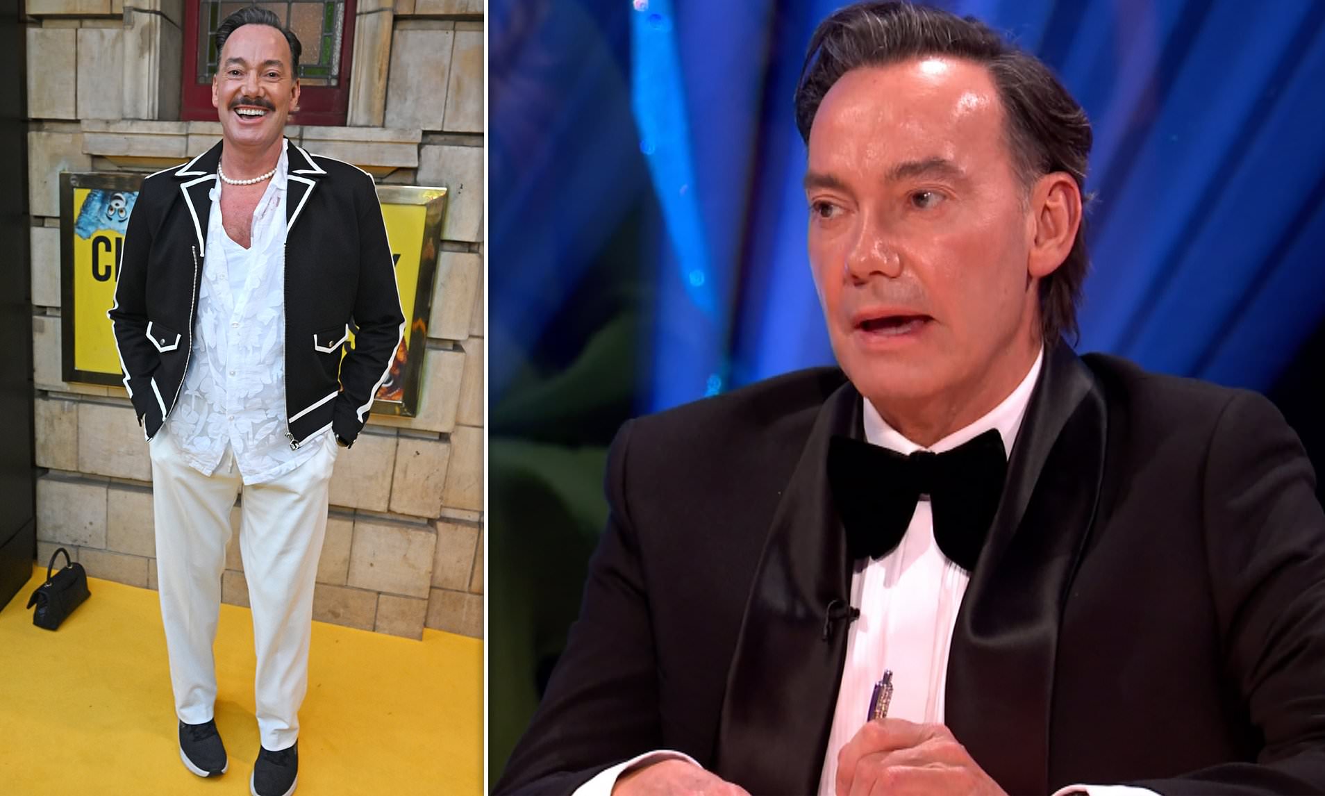 Craig Revel Horwood shows off his new look as he debuts a moustache at ...