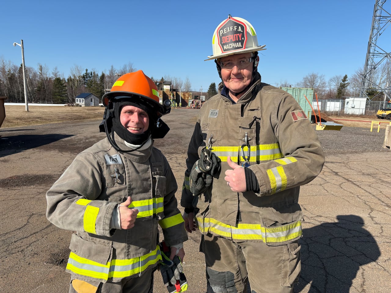 CBC PEI meteorologist Jay Scotland goes to firefighter school