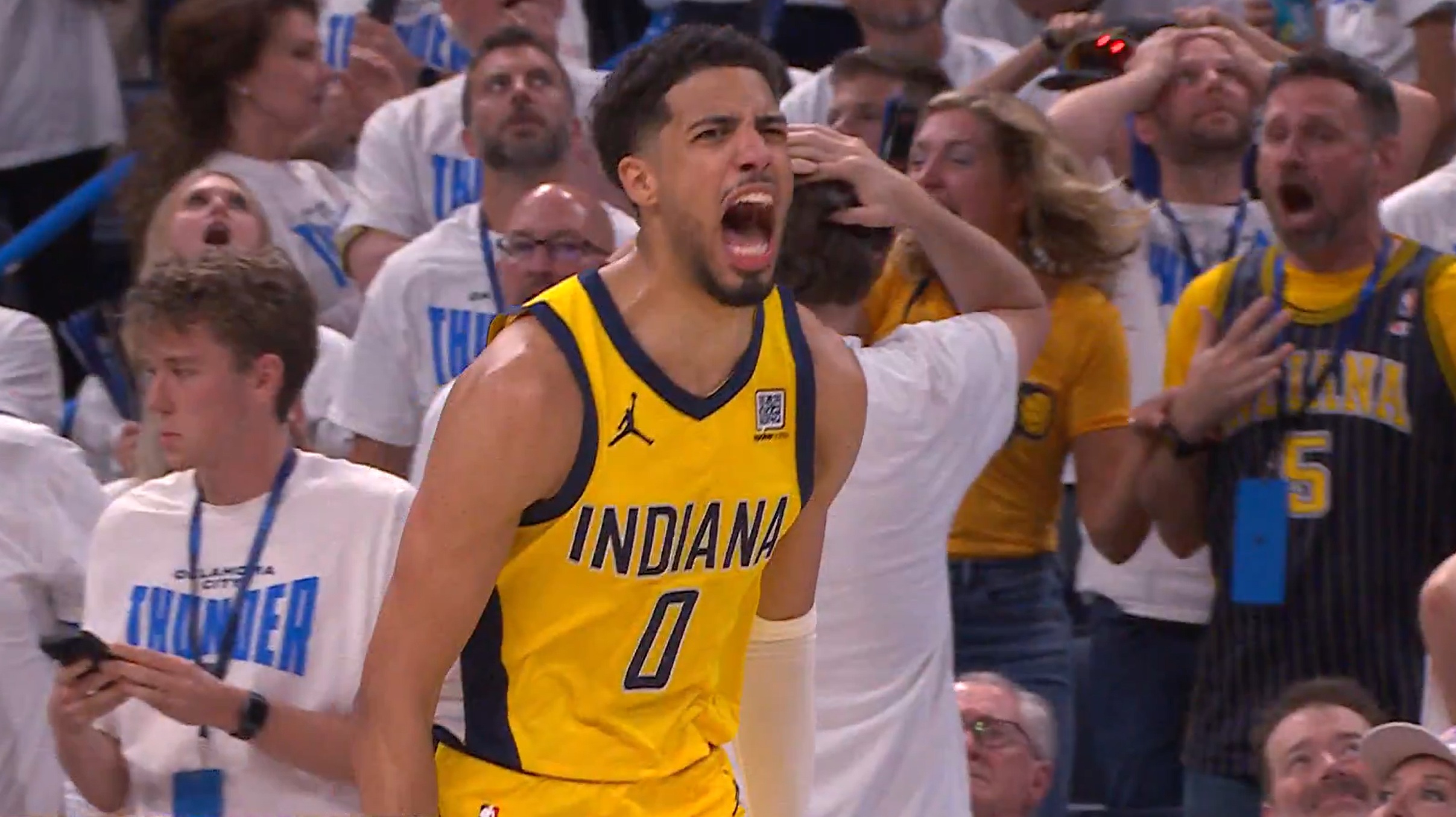Tyrese Haliburton stuns OKC with buzzer-beater, Indiana takes Game 1 of ...