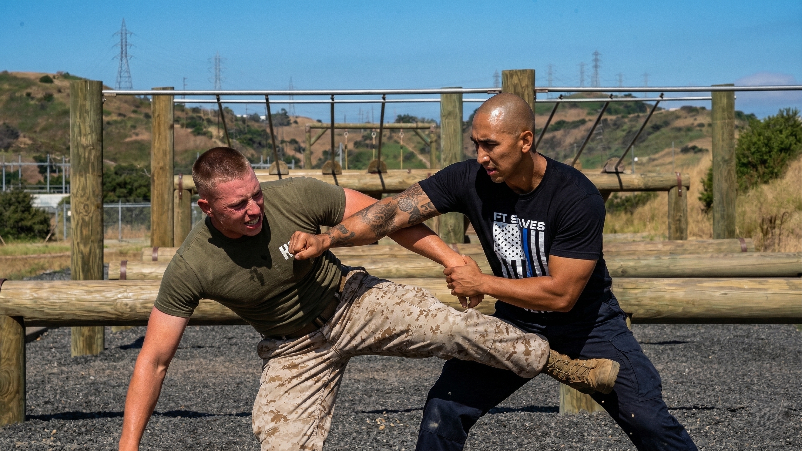 Watch what happens when US Marine takes on federal police officer