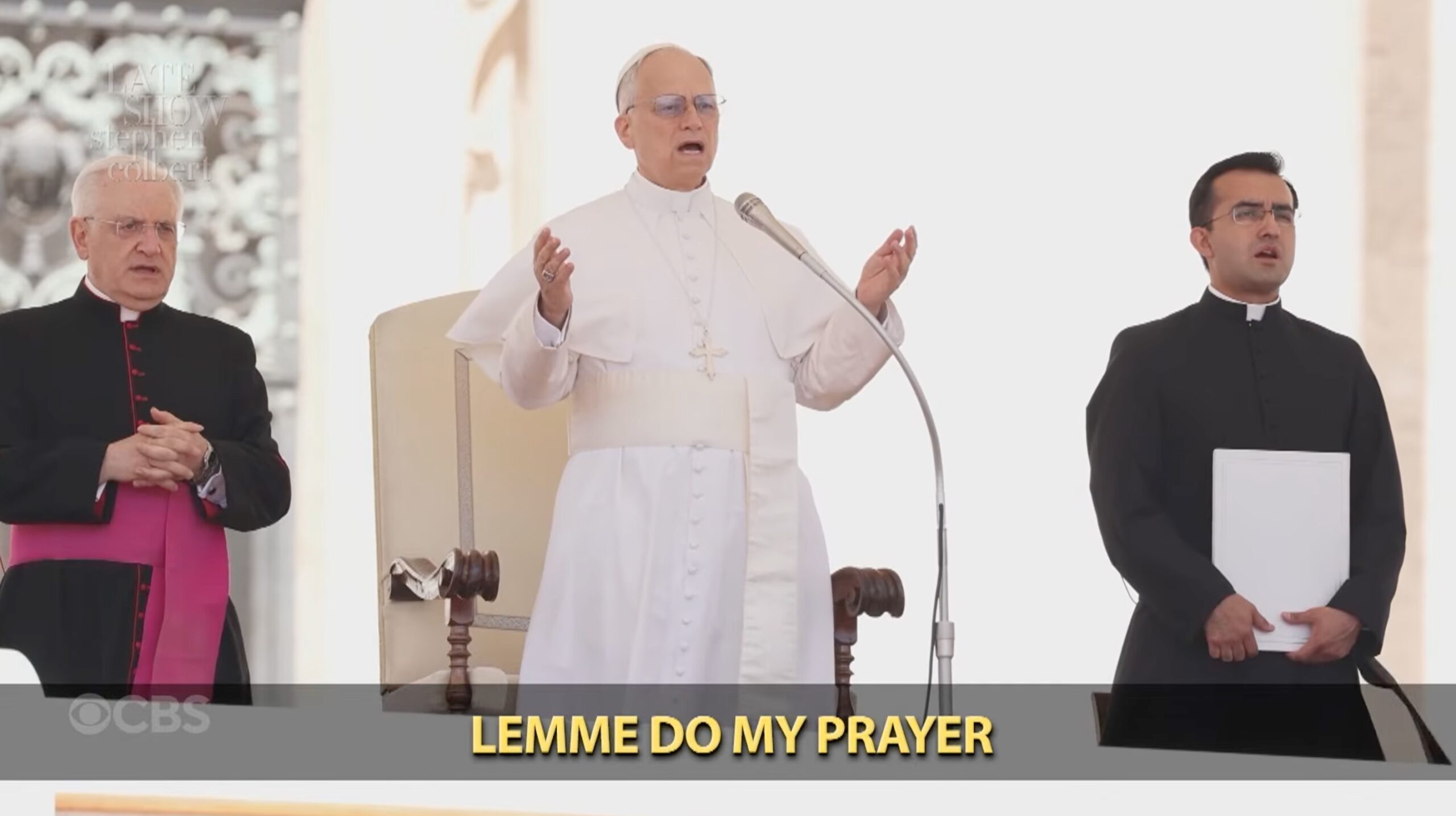 Stephen Colbert rips Trump with Kendrick Lamar-inspired 'Pope diss ...