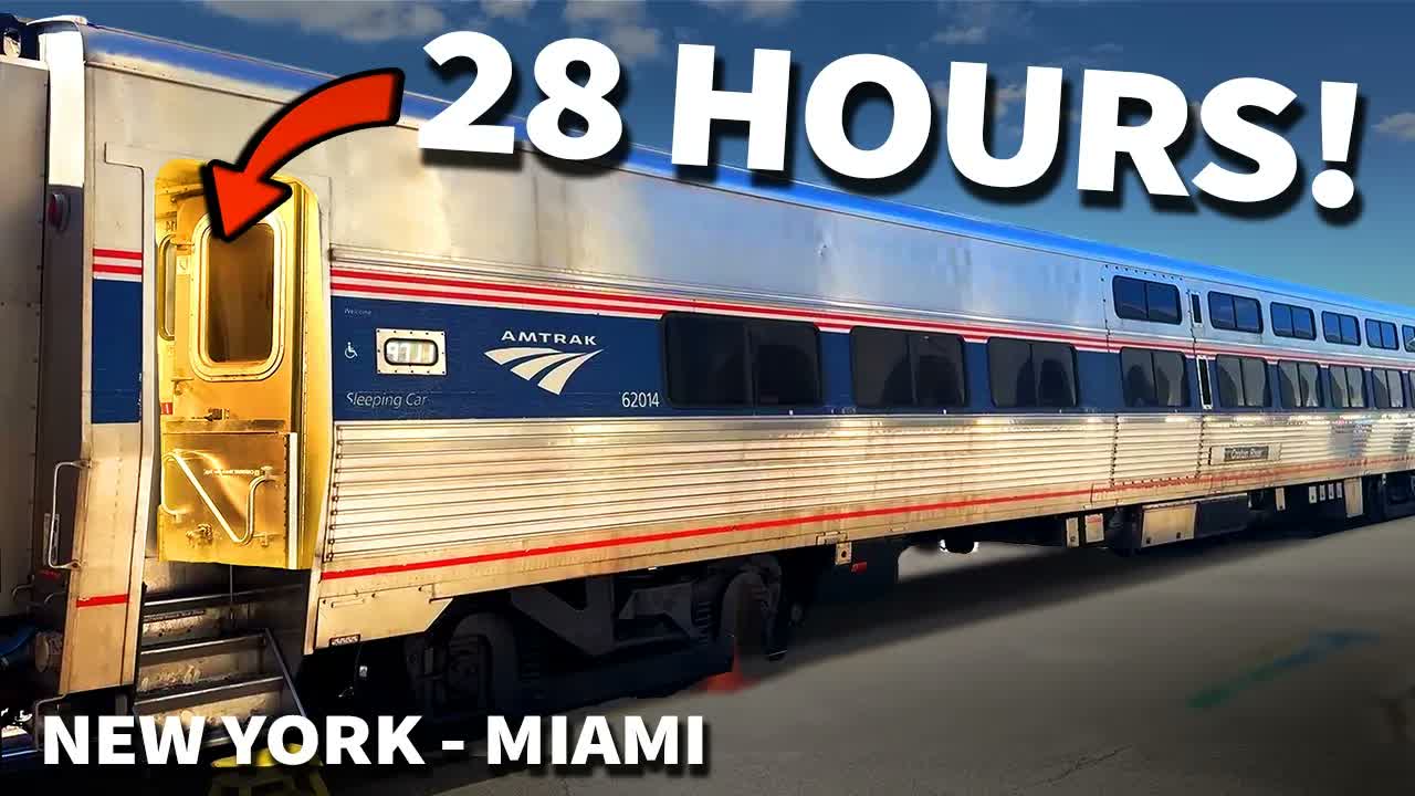 Inside America’s 28-hour sleeper train journey from New York to Miami