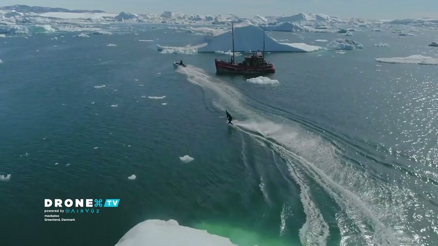 Wakeboard par drone