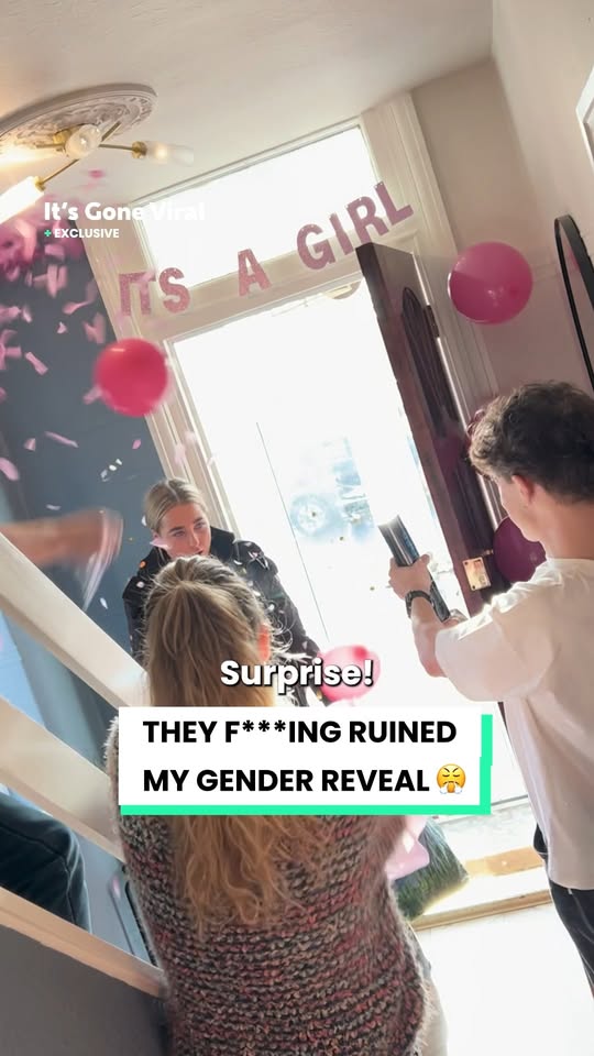 Surprise gender reveal goes out of hand