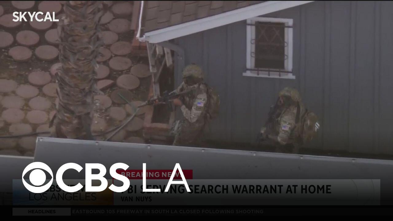 FBI serves search warrant at Van Nuys home