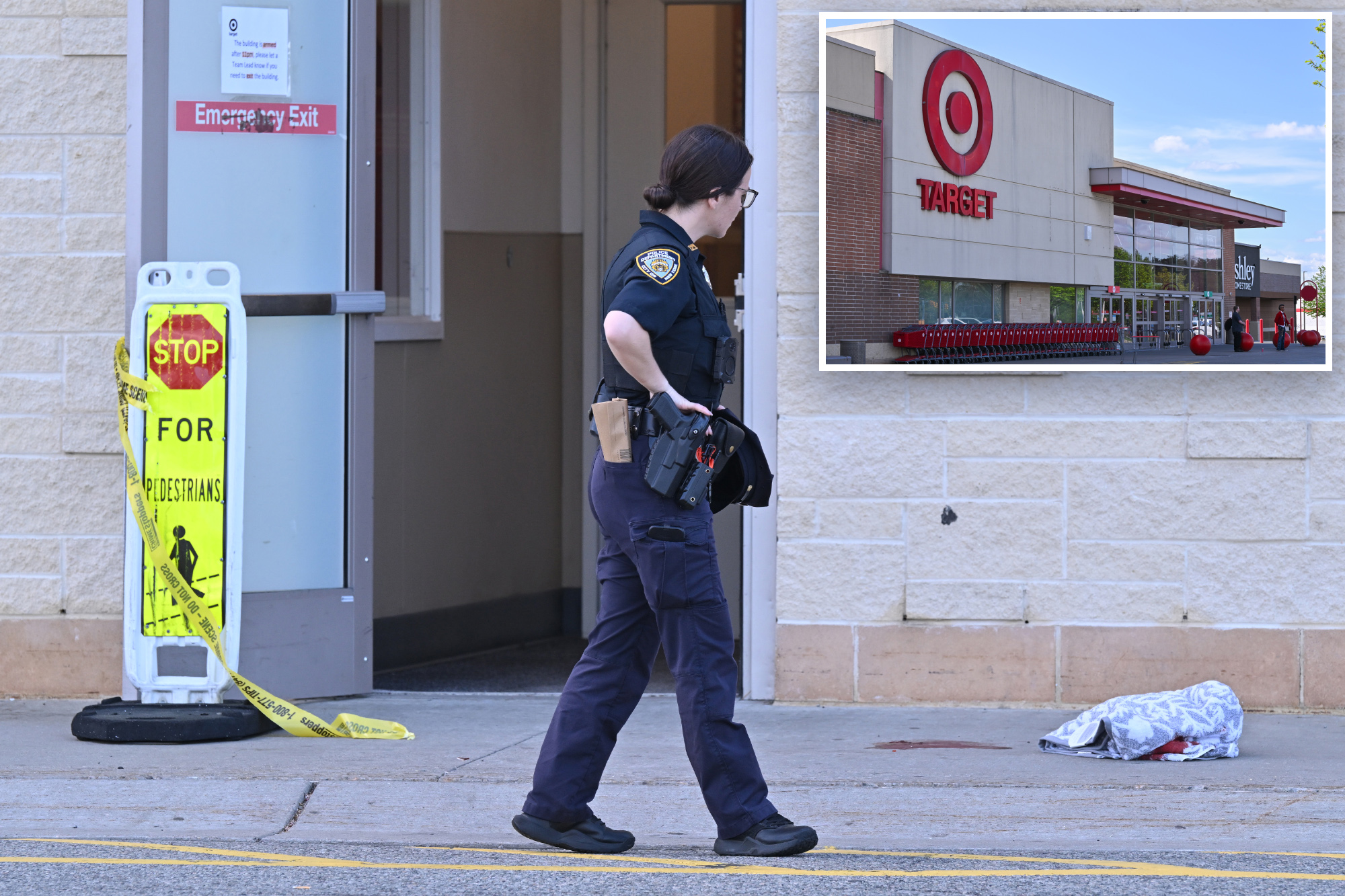Brazen gunman shoots girlfriend outside NYC Target — then flees on ...