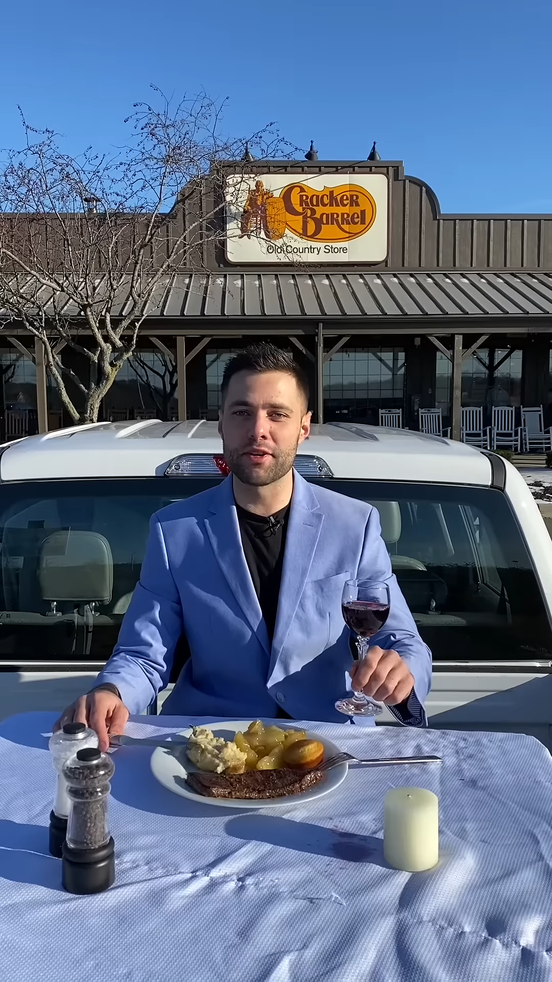 This is my honest steak review of Cracker Barrel
