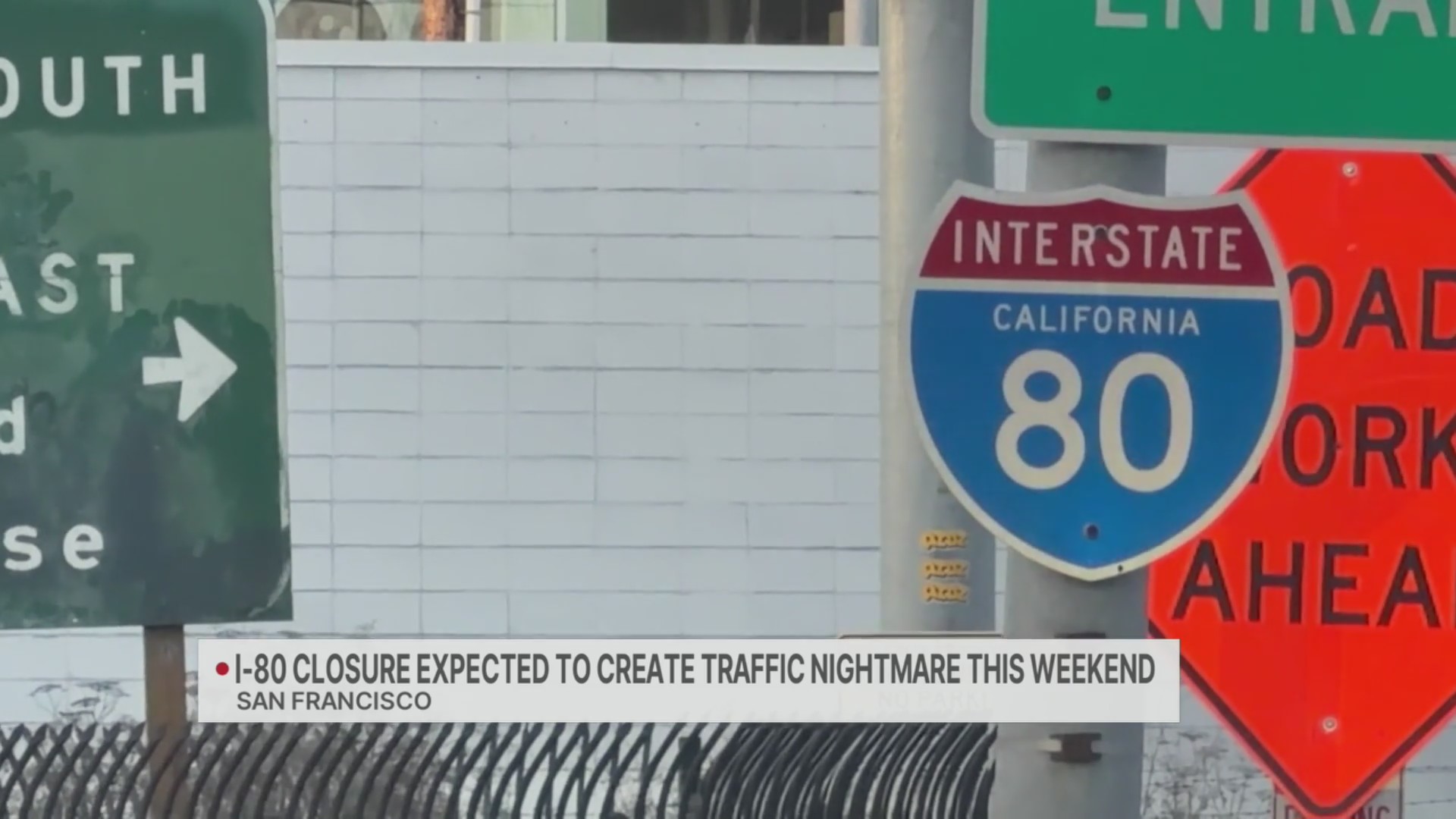 I-80 closure this weekend could cause traffic nightmare