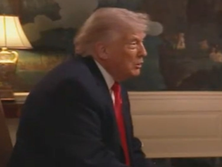 Trump: "I've got laryngitis from screaming at Iranians all day"