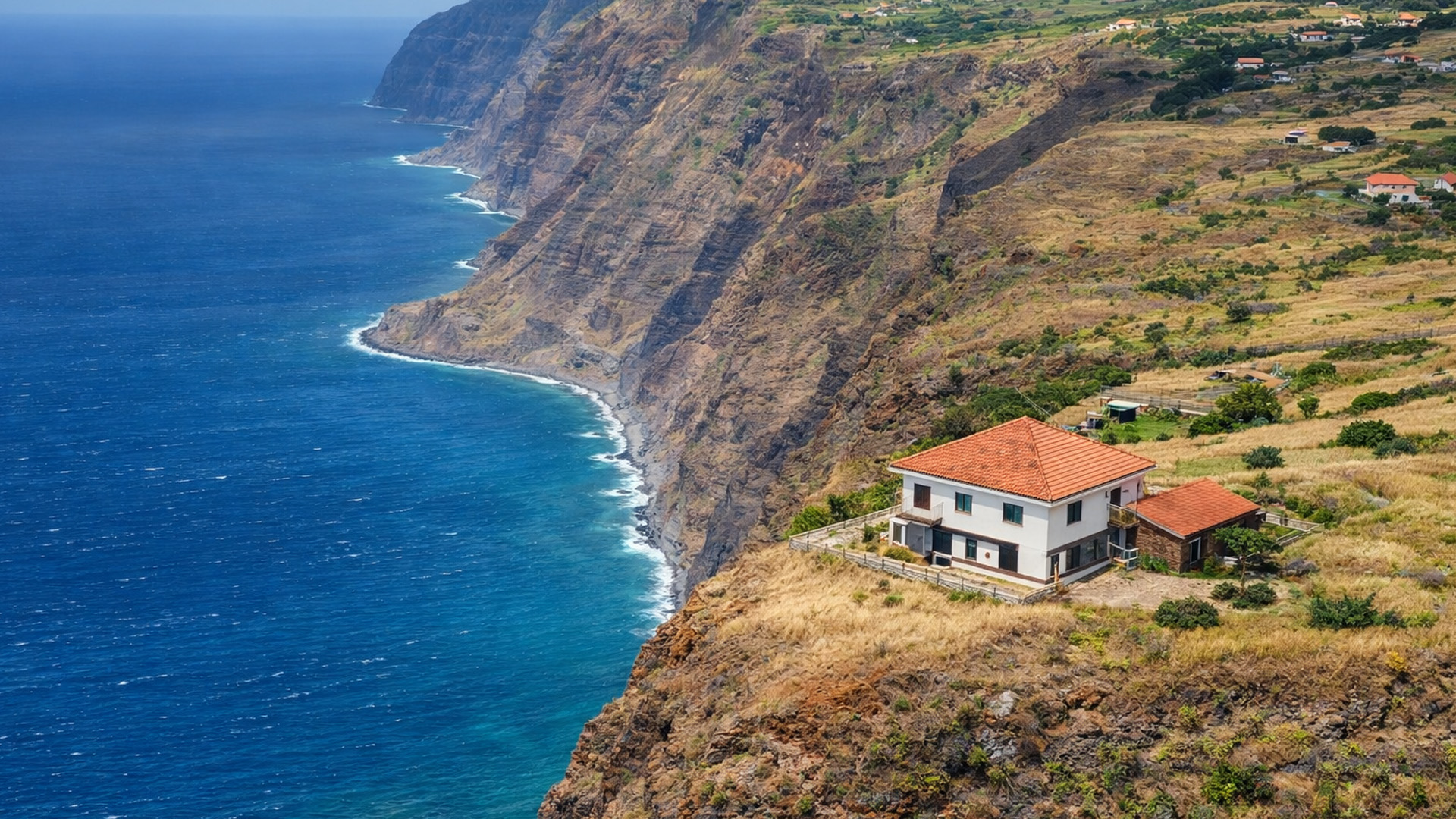 Would you live on this cliff edge?