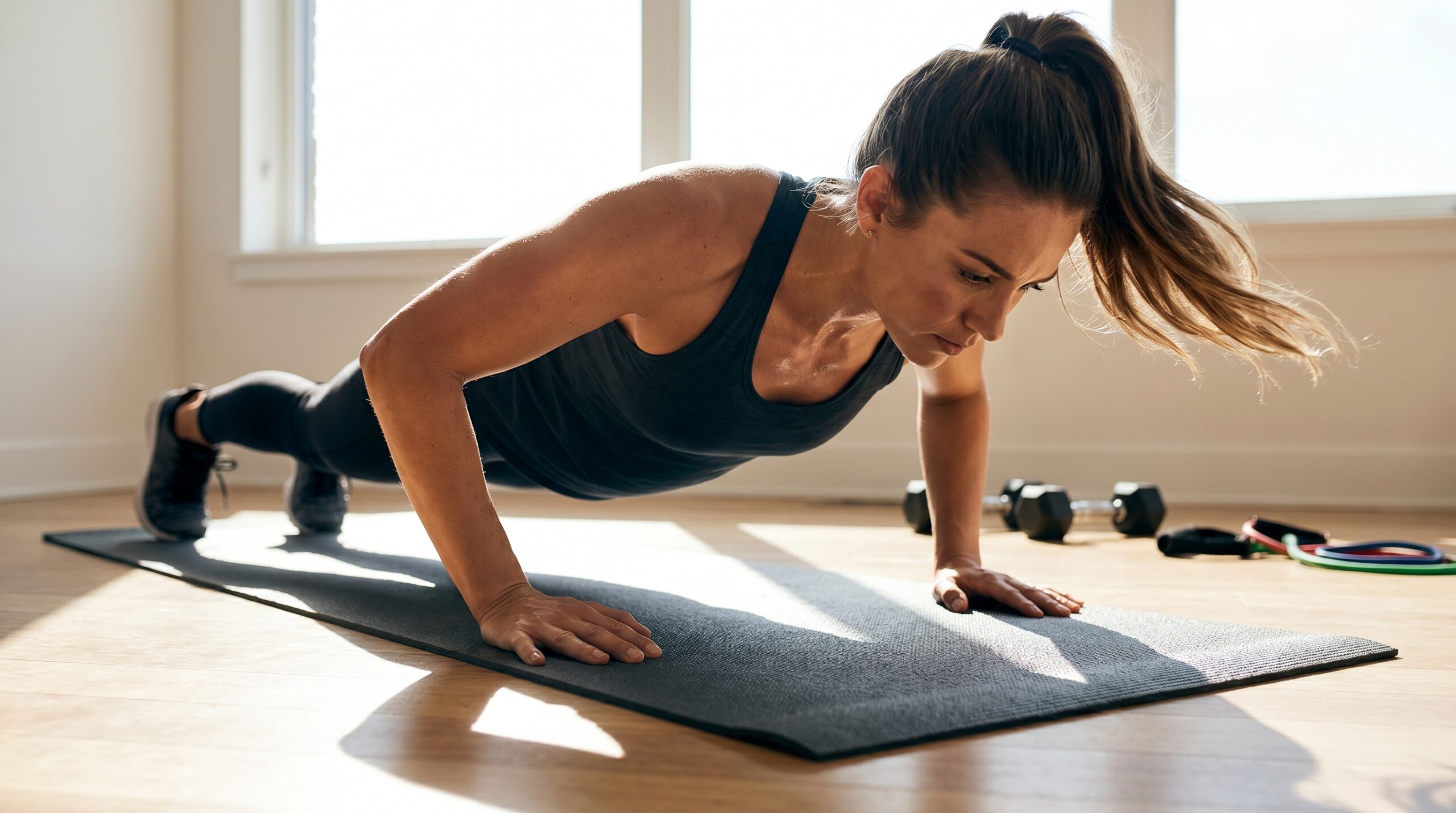 The push up numbers every woman should hit by age for good fitness