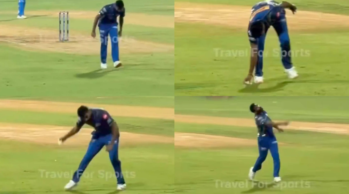 Watch: Never seen before! Jasprit Bumrah screams, throws run-up marker ...