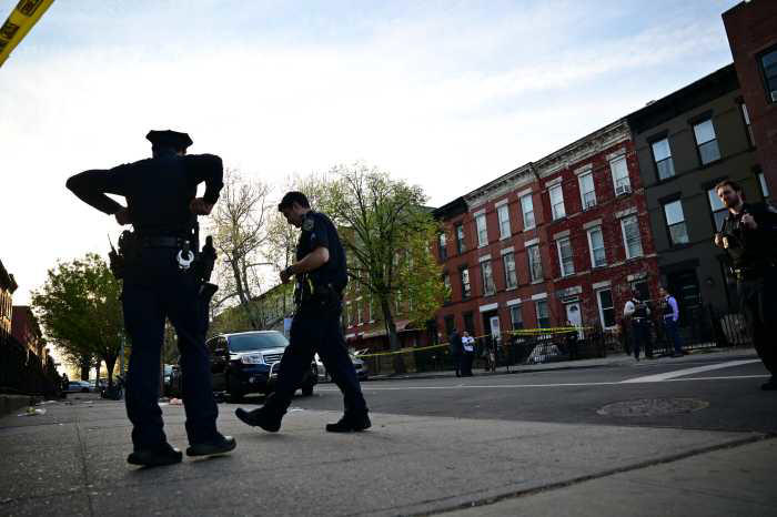 Two men wounded in Brooklyn double shooting, suspect at large