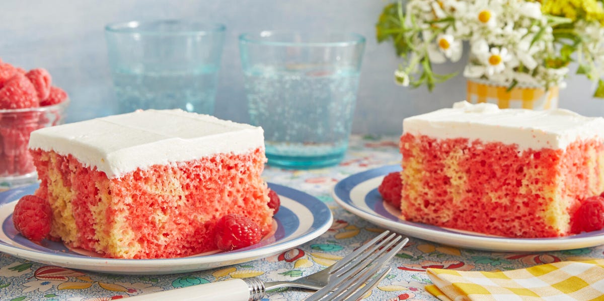 Have you heard? Jello poke cake is officially cool again