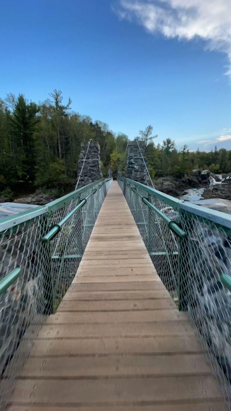 This historic Minnesota suspension bridge offers access to miles of ...