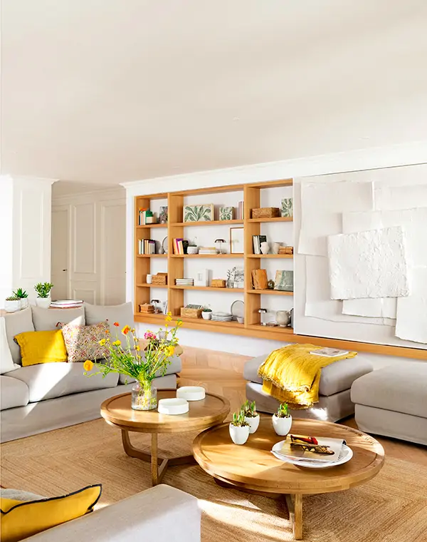 Cómo amueblar y decorar un salón grande de forma armoniosa y proporcionada