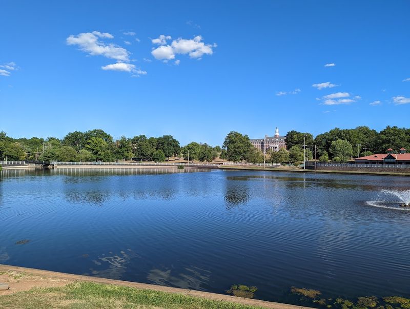This lovely New Jersey park features lake scenery, local history, and ...
