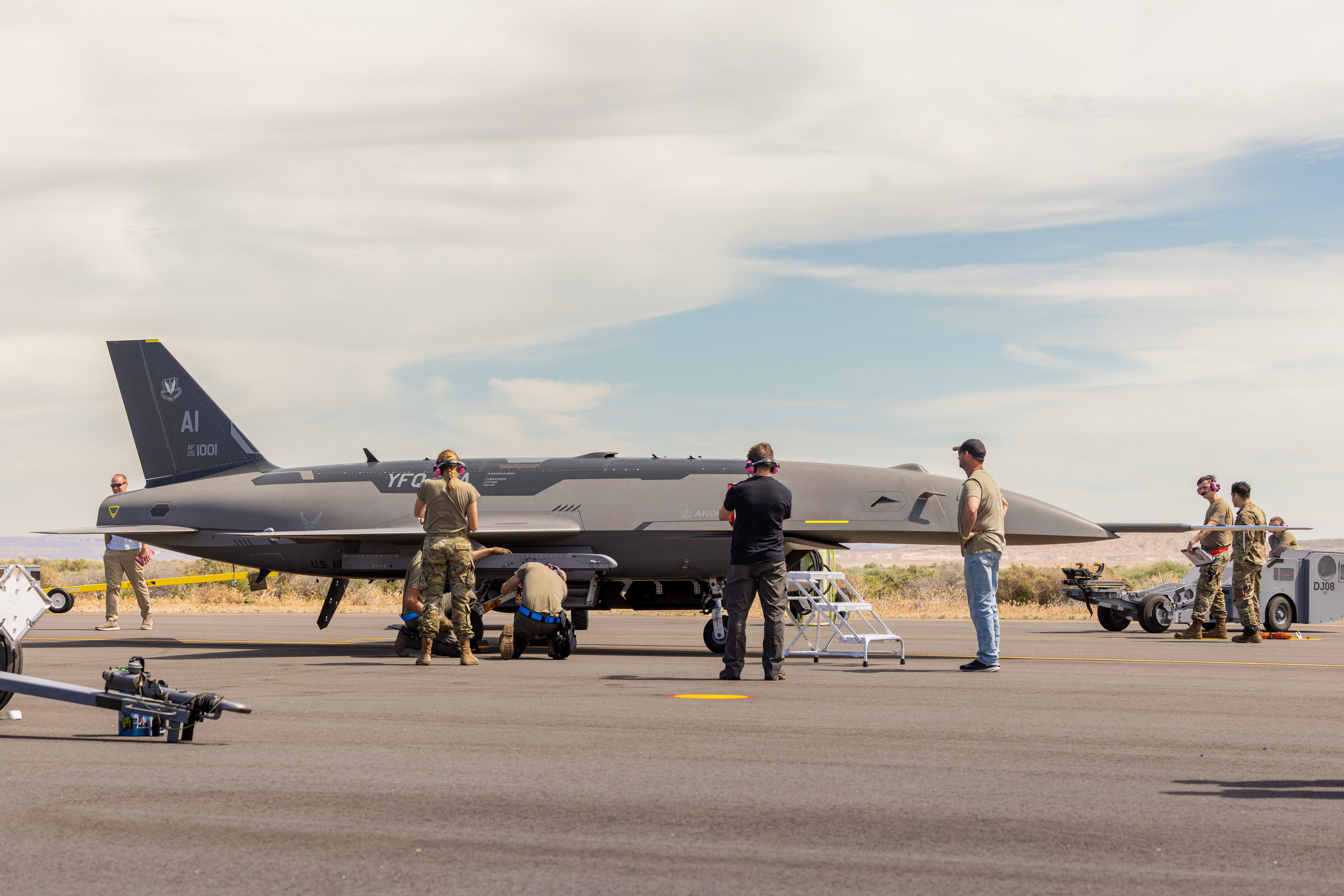 Air Force unit executes test of Anduril's semiautonomous combat drone