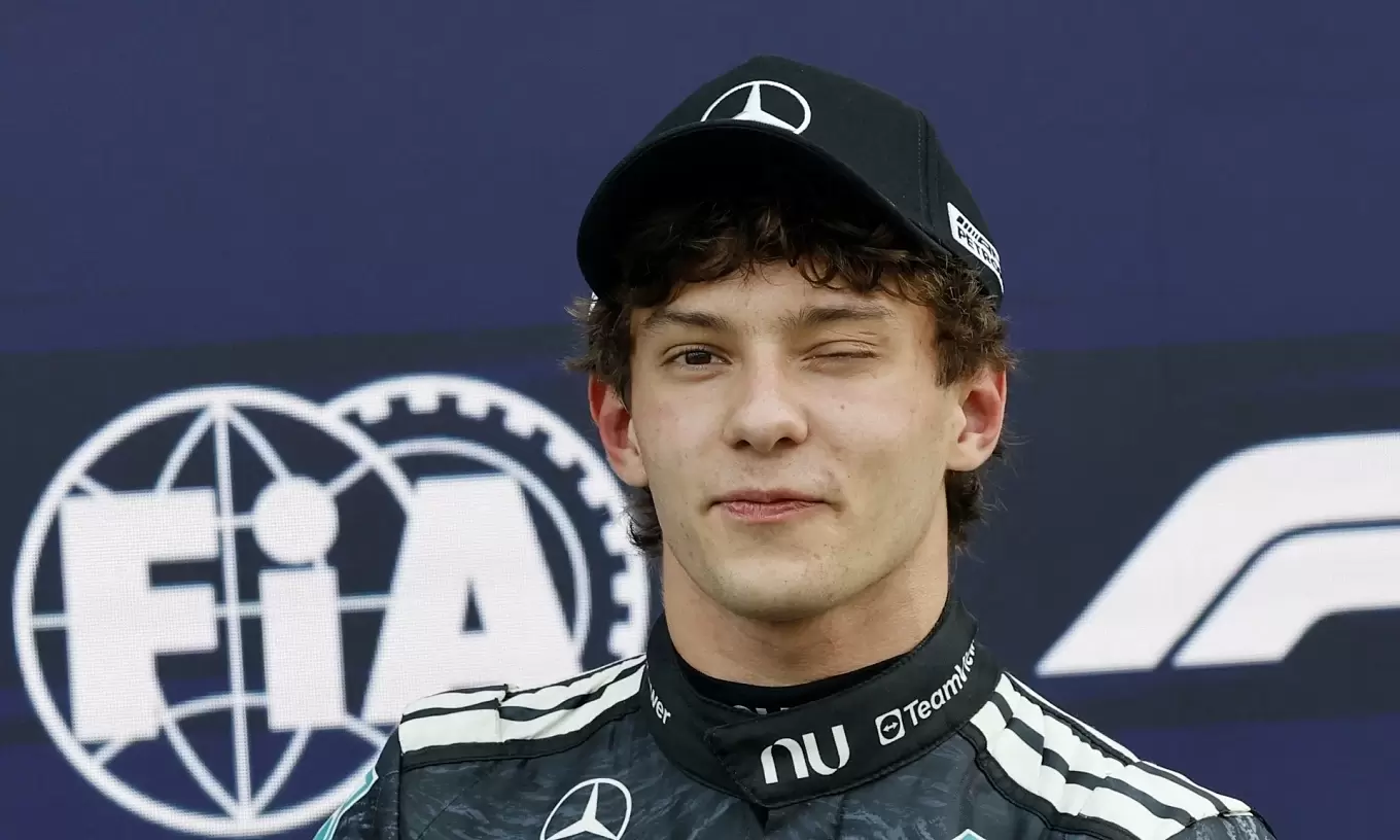 F1 prodigy Kimi Antonelli's viral wink attracts over 11 million views