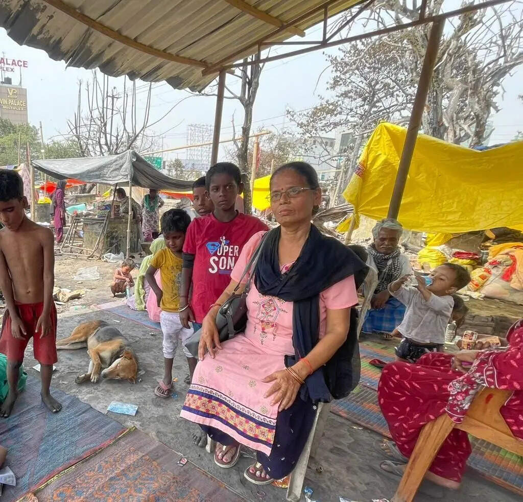 After inferno, little voices rise again—slum kids return to learn amid ...