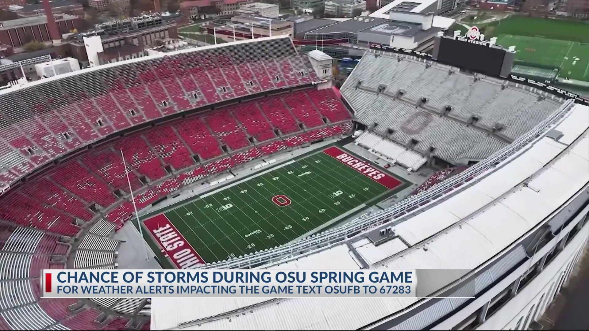Ohio State monitors weather ahead of spring game
