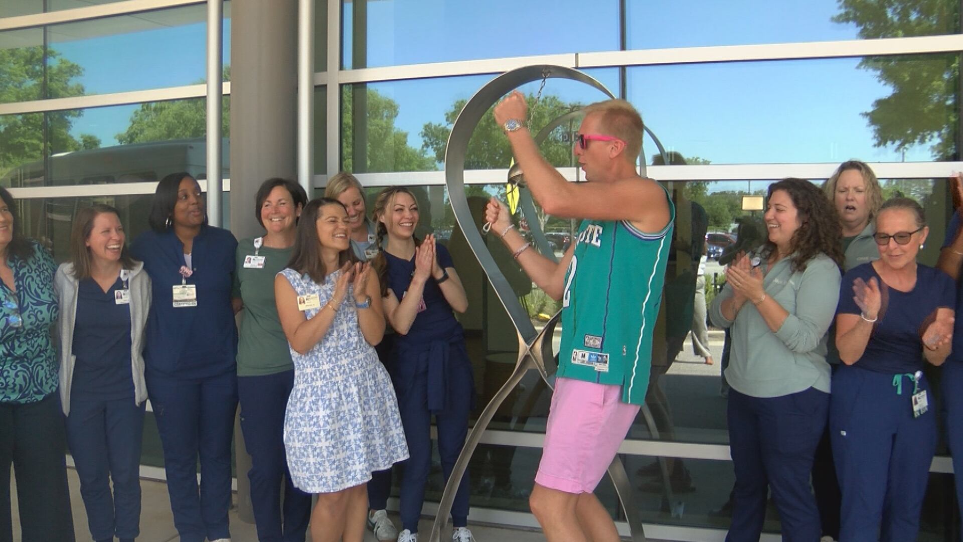 Celebration bell at Wilmington cancer center marks patient milestones