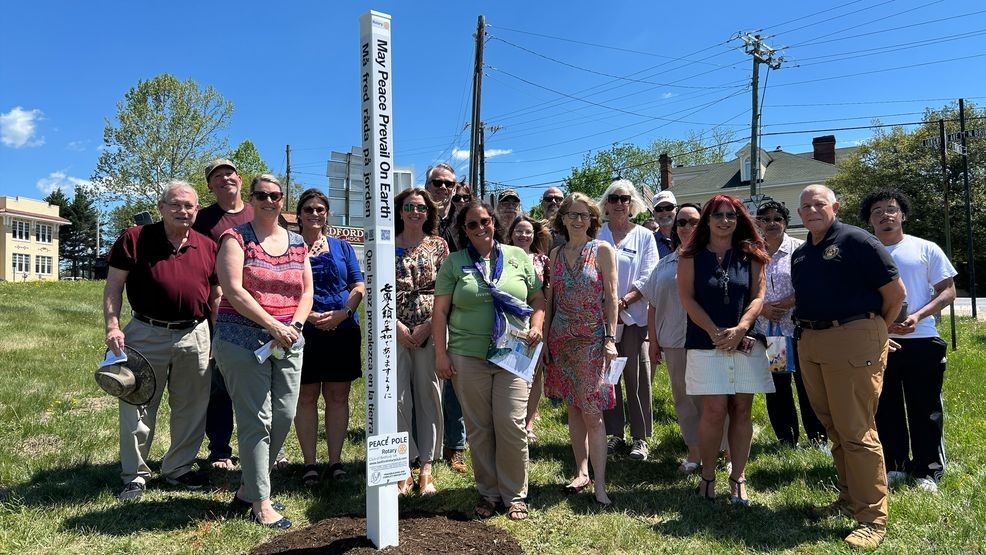 New peace pole in Bedford promotes unity, highlights community’s ...