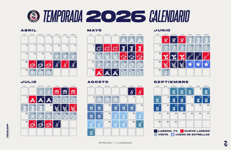 Tecolotes Dos Laredos 2026 schedule: full Mexican Baseball League matchups