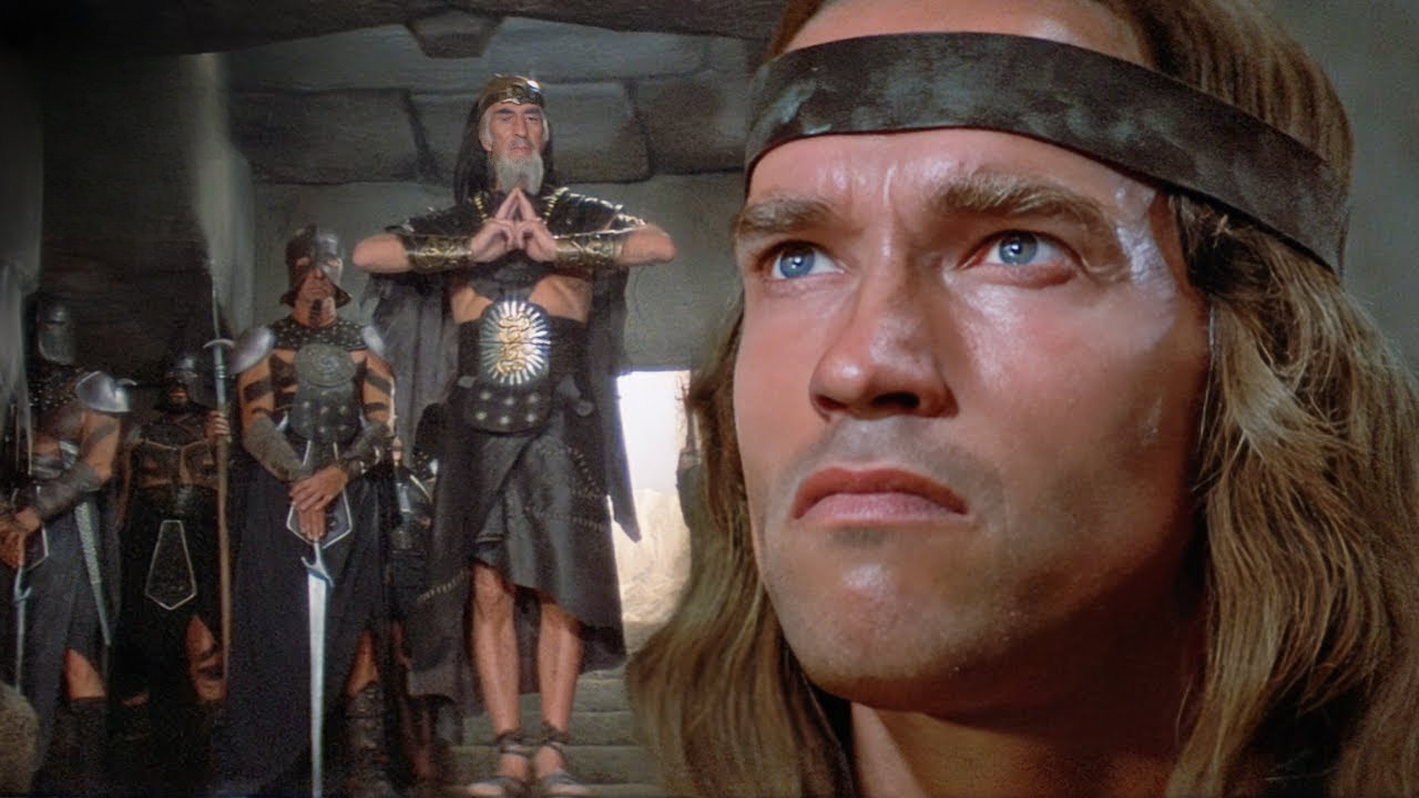 Conan battles the cultists at the temple | Conan the Destroyer