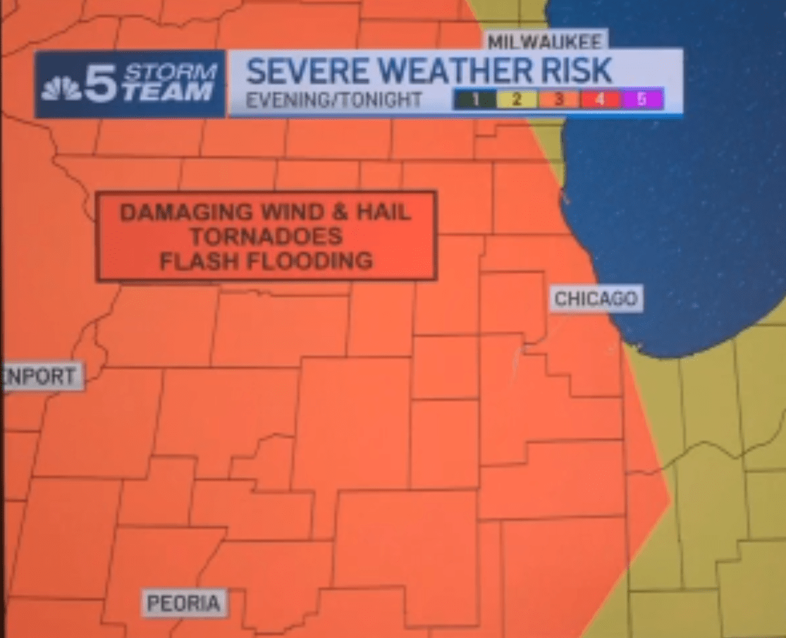 Chicago severe weather: When storms will move in with tornadoes, hail ...