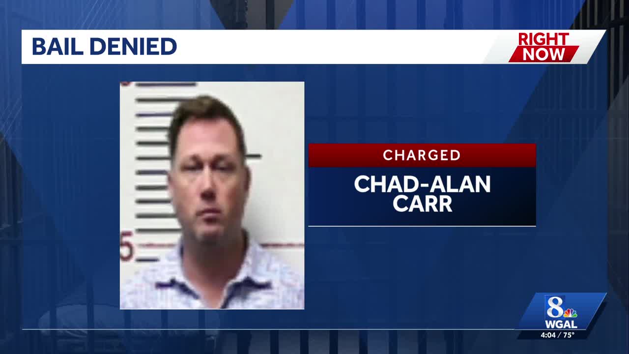 Former Gettysburg mayor Chad-Alan Carr denied bail