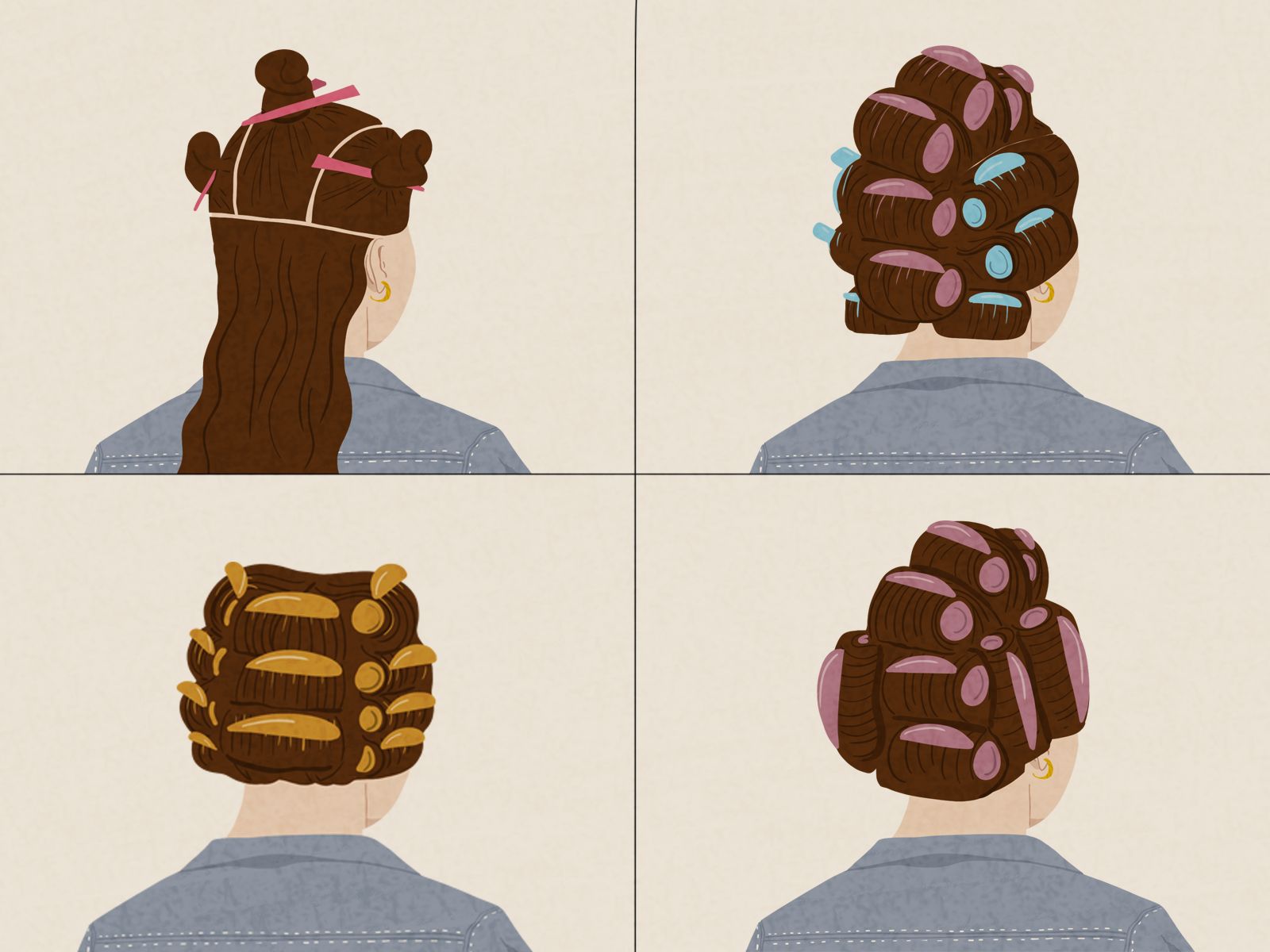 How to use hot rollers for a blowout, beach waves, curls, and more