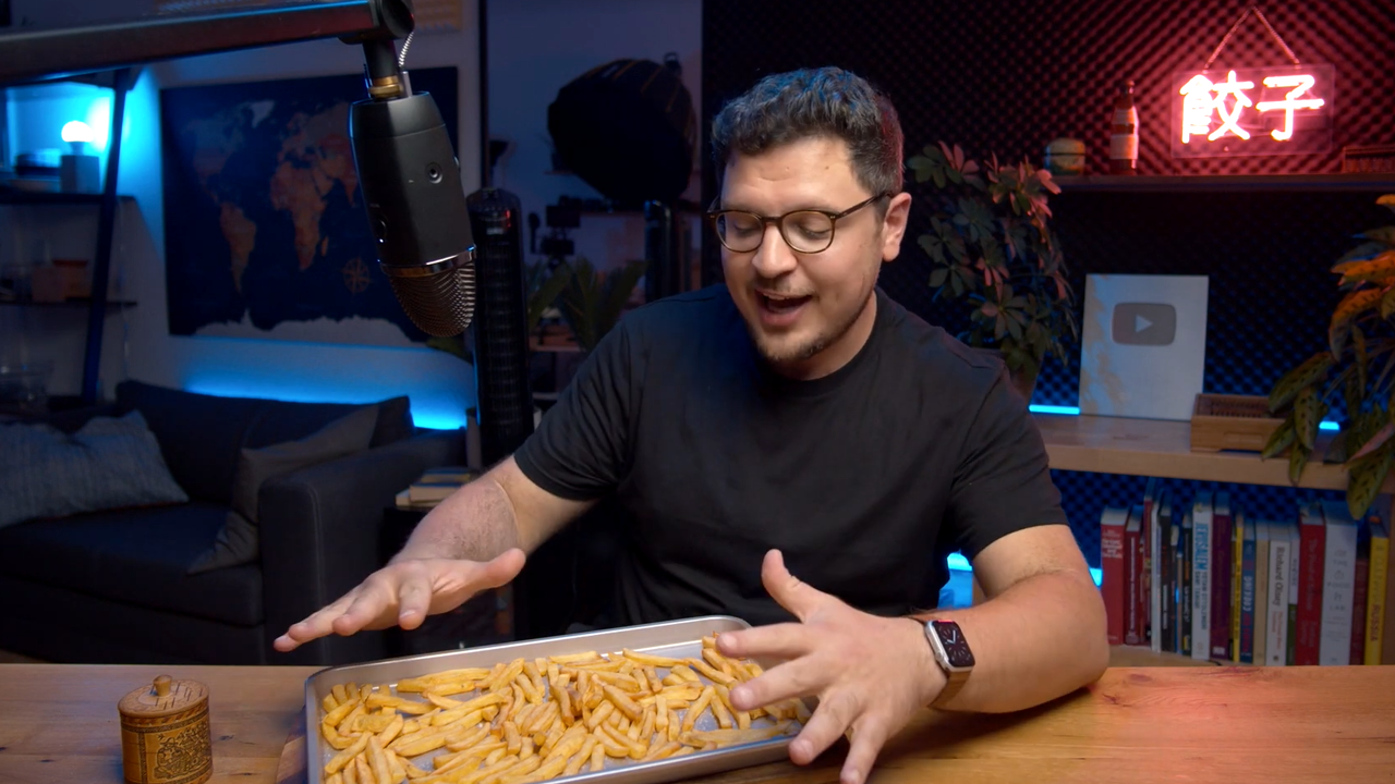 Making consistent, crispy frozen fries that taste like store-bought