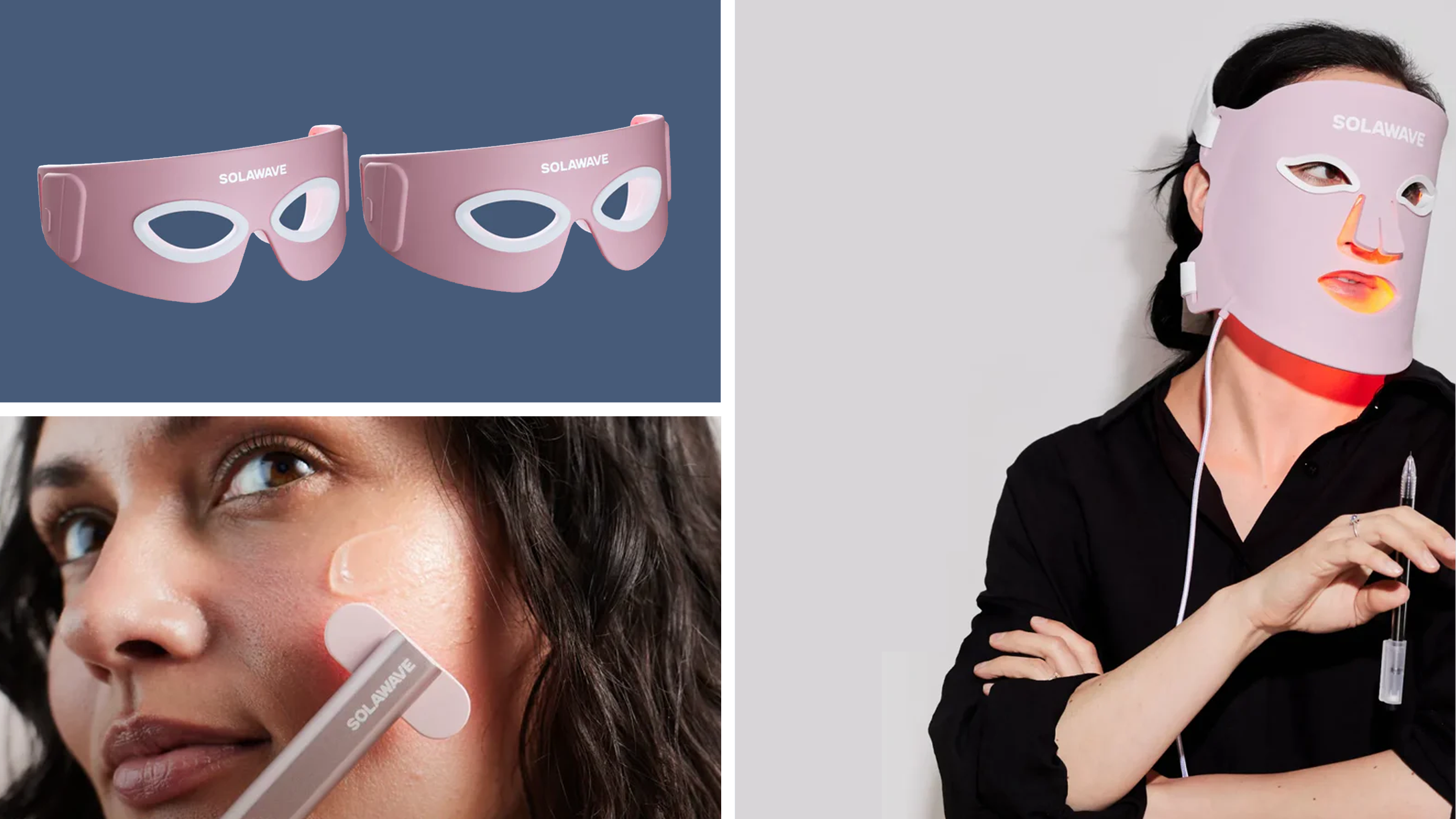 Buy one Solawave LED face mask, get one free for Mother's Day