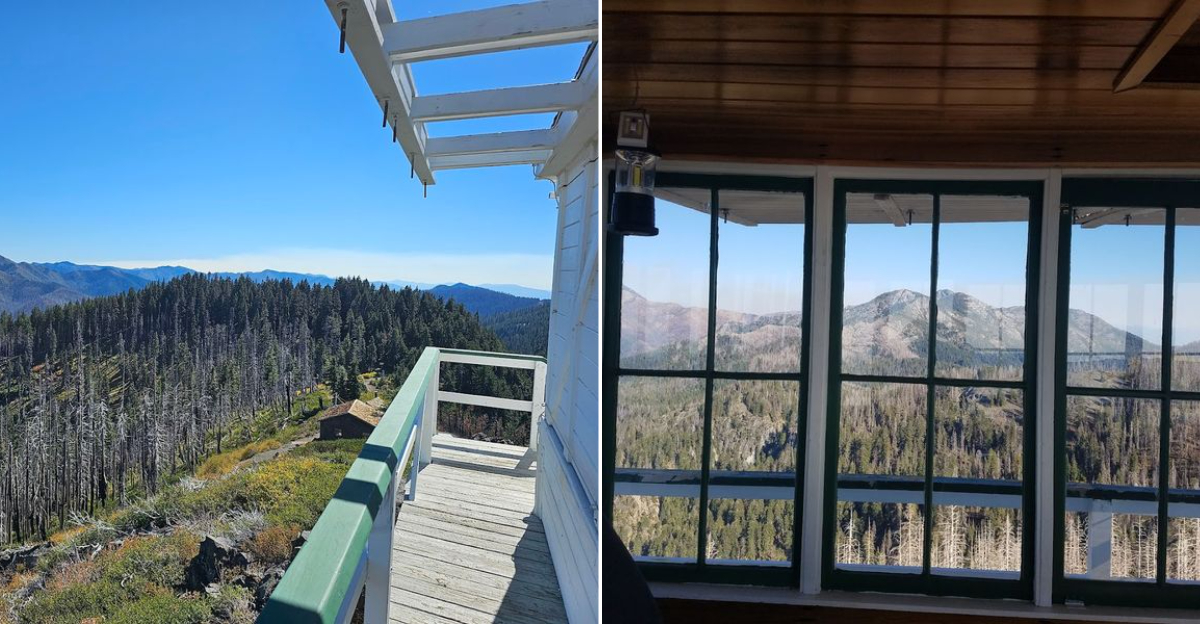 This California fire lookout doubles as a cozy overnight cabin with ...