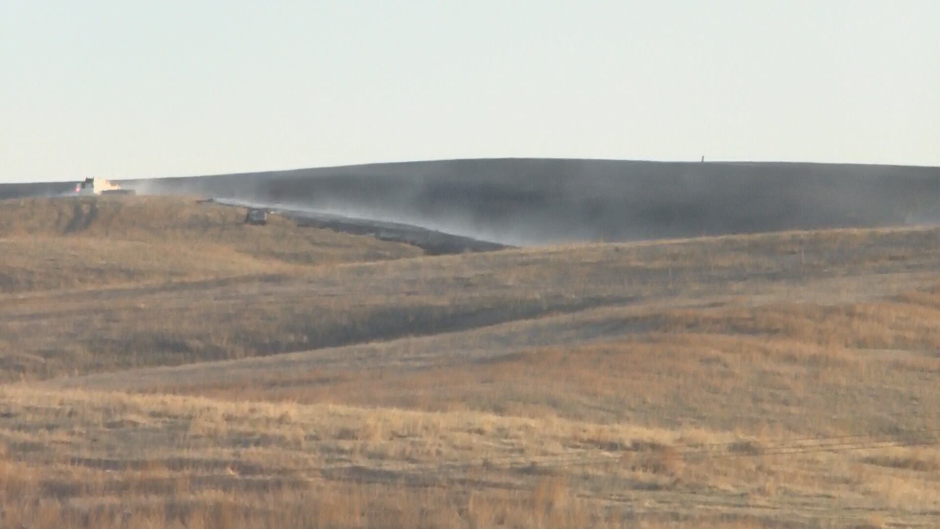 Roughly 750 acres burn in fire southeast of Sumner, Dawson County EMA says